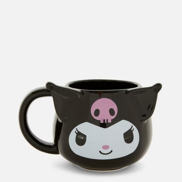 Sanrio | Dining | Nwt Kuromi Muga Cute Ceramic Hello Kitty Mug Shaped ...